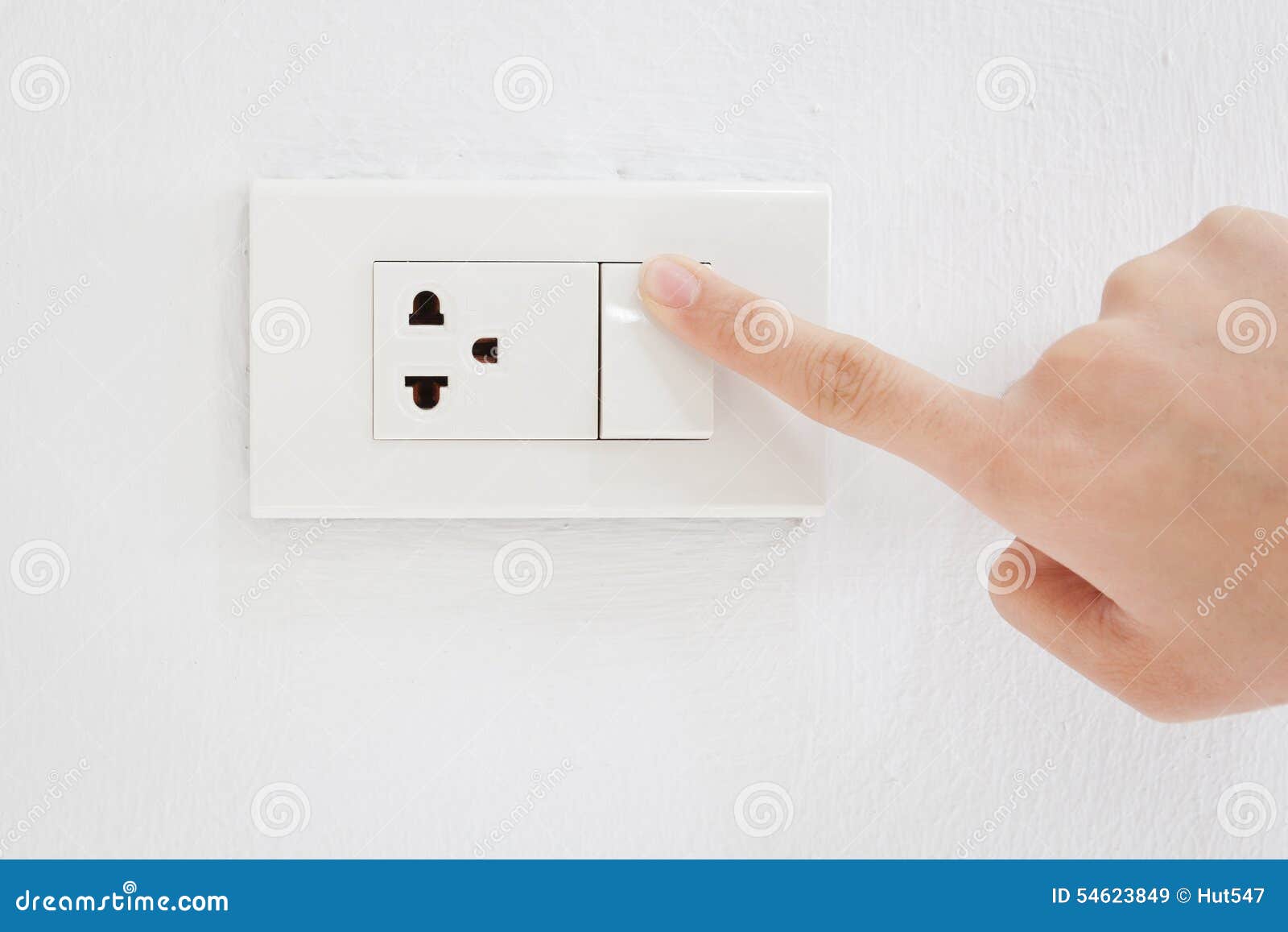 Press turn on stock image. Image of current, interior - 54623849