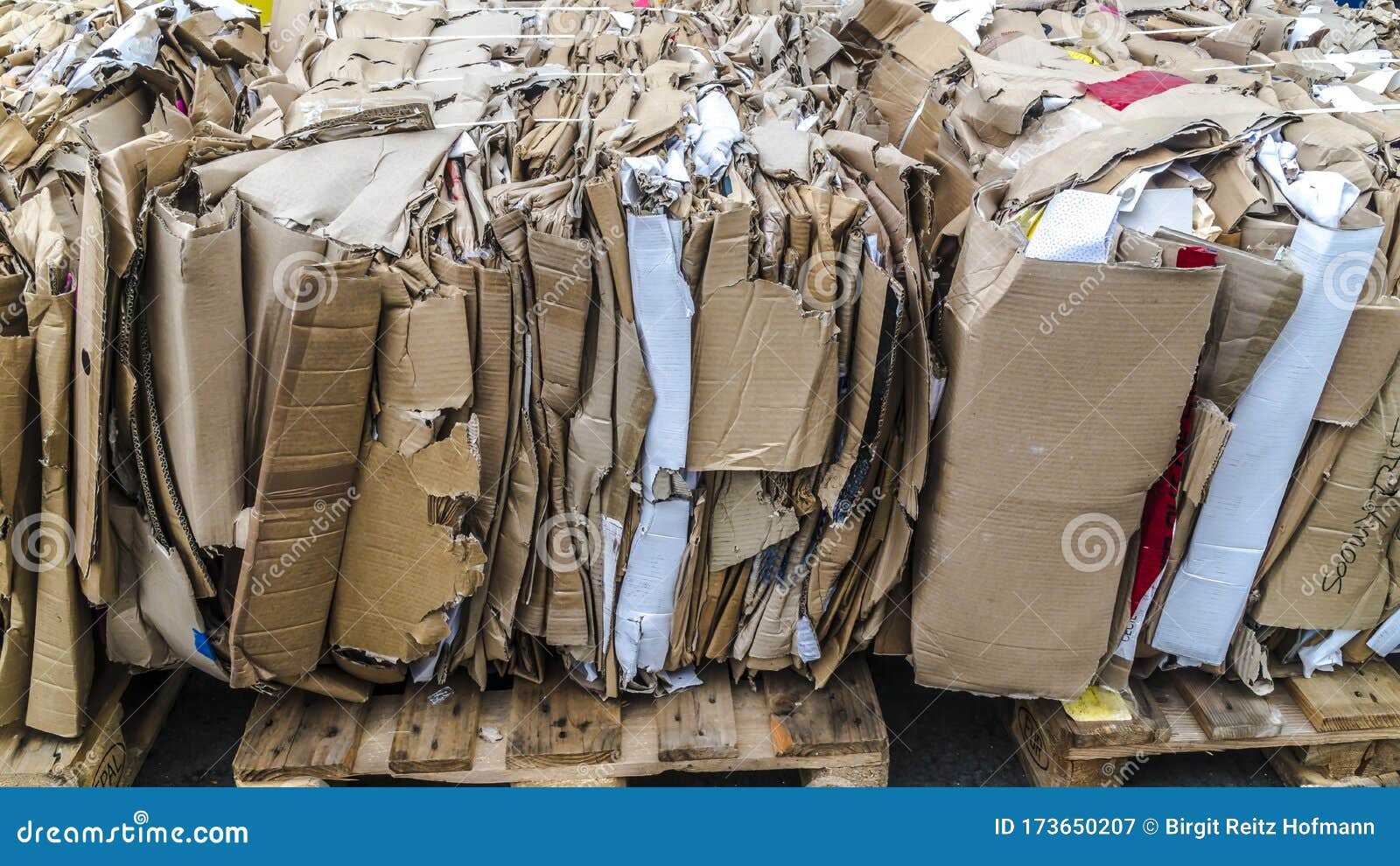Pressed Cardboard Box stock image. Image of paper, baler - 173650207