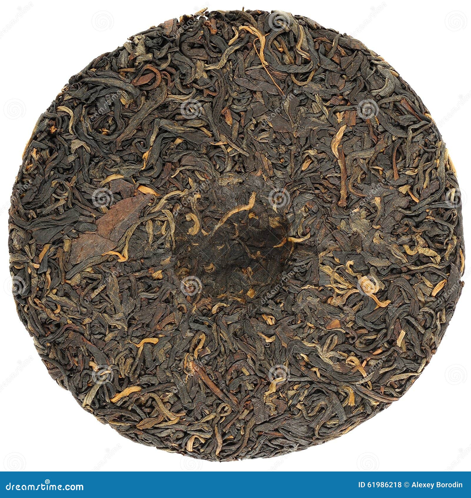 Pressed Red Tea Round Shape Isolated Stock Photo - Image of nature ...