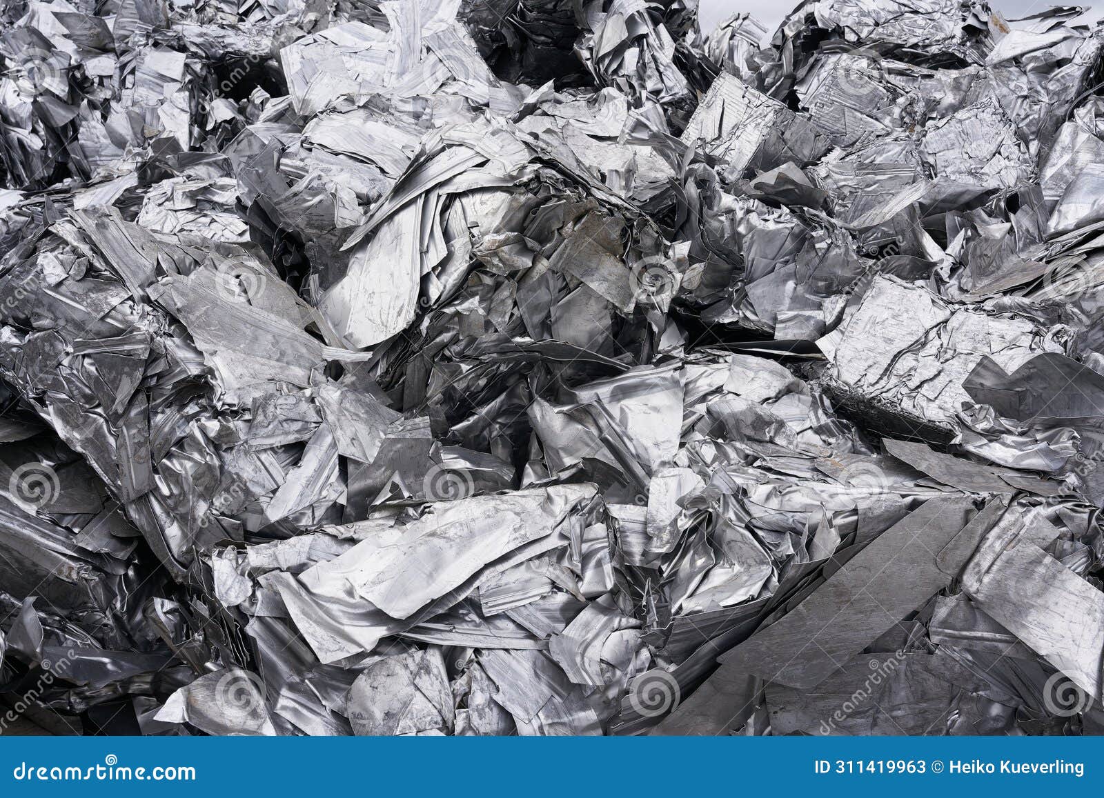 Pressed Scrap As Raw Material for Melting Down at a Scrap Yard Stock ...