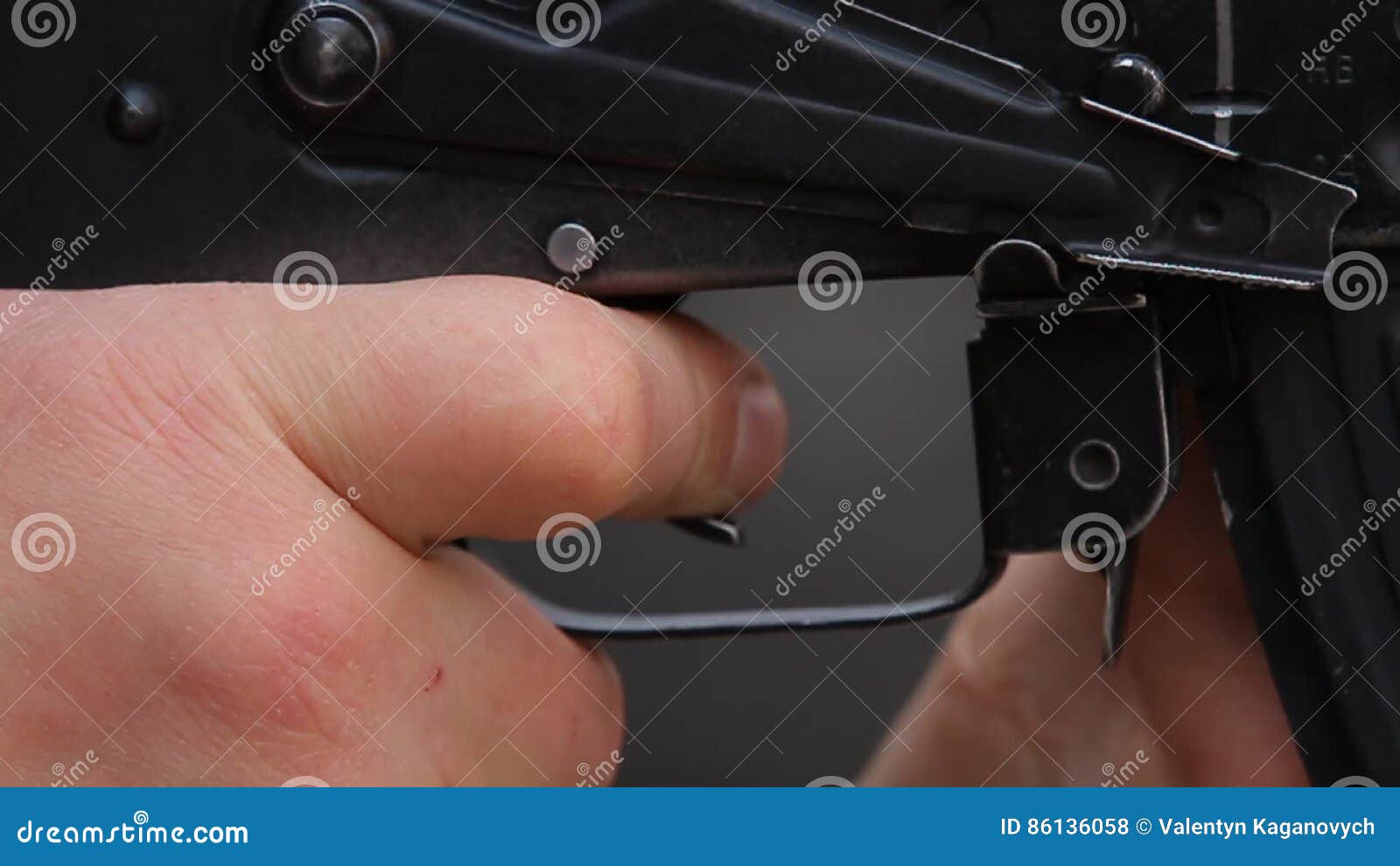 Pressing the Assault Rifle Trigger. Stock Footage - Video of fighting ...