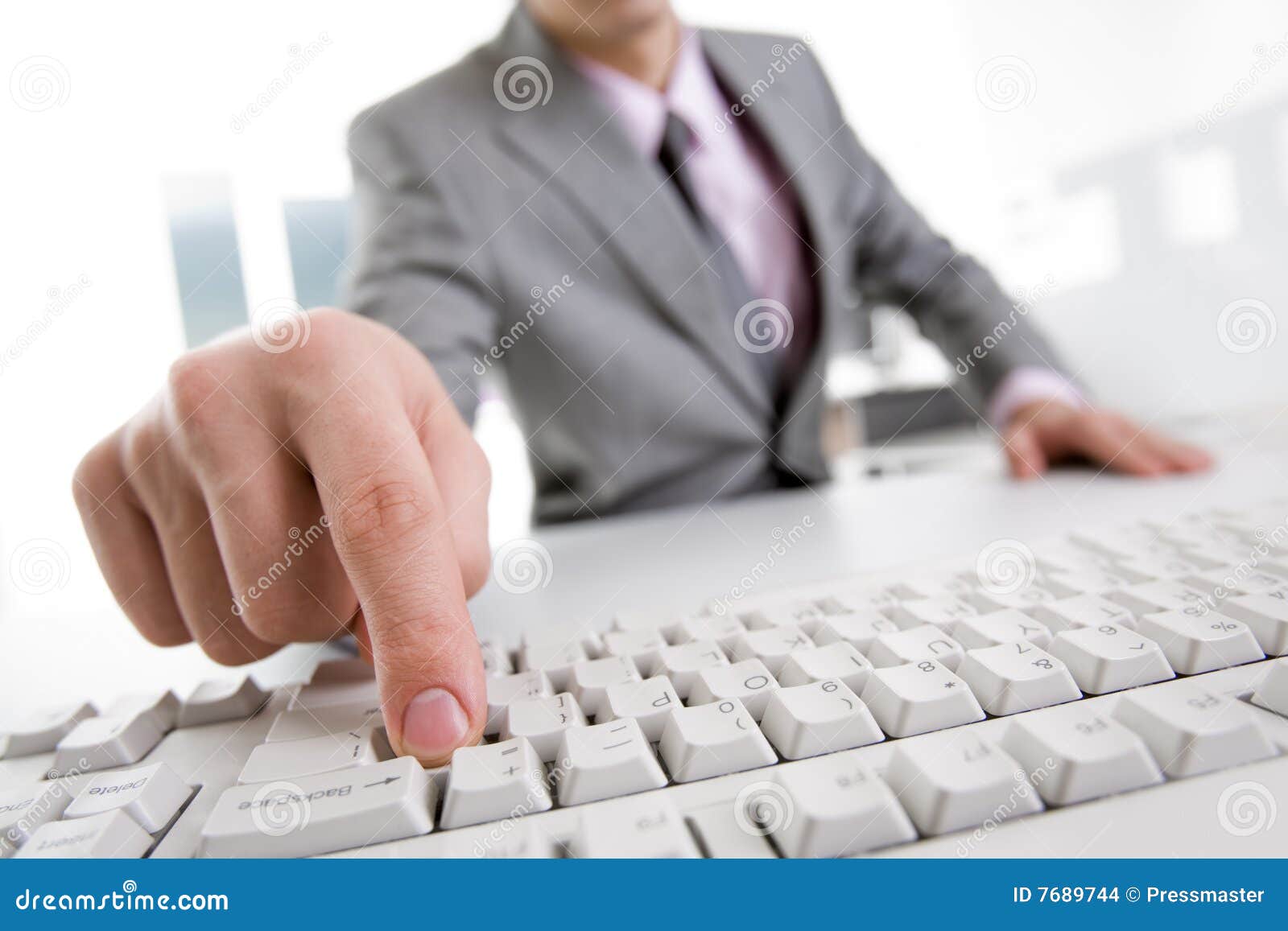 Pressing button stock photo. Image of keys, button, hardware - 7689744