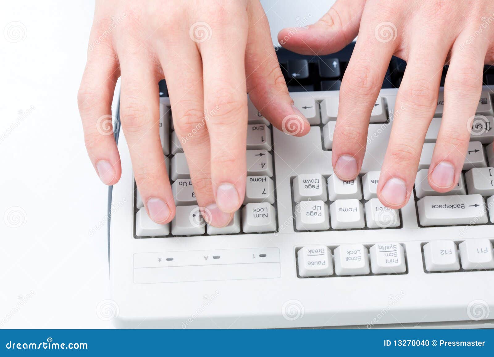 Pressing buttons stock photo. Image of hands, communicating - 13270040