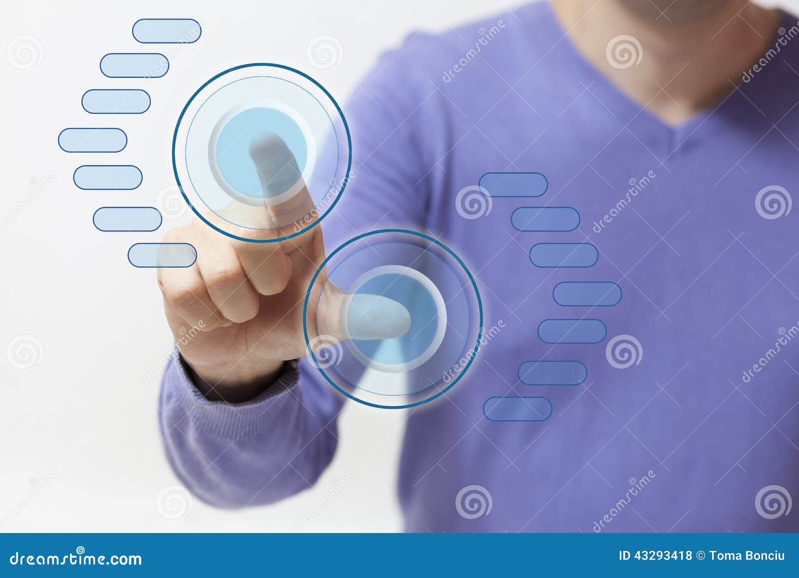 Pressing buttons stock photo. Image of network, contact - 43293418