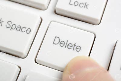 Pressing delete key stock image. Image of closeup, communication - 32043923