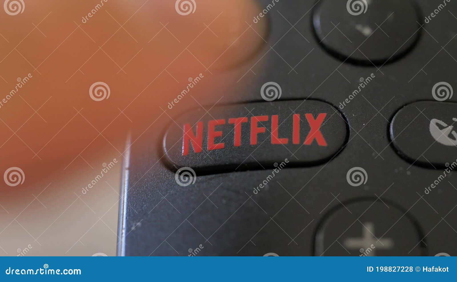Pressing Netflix Button on Remote Control Stock Footage - Video of ...