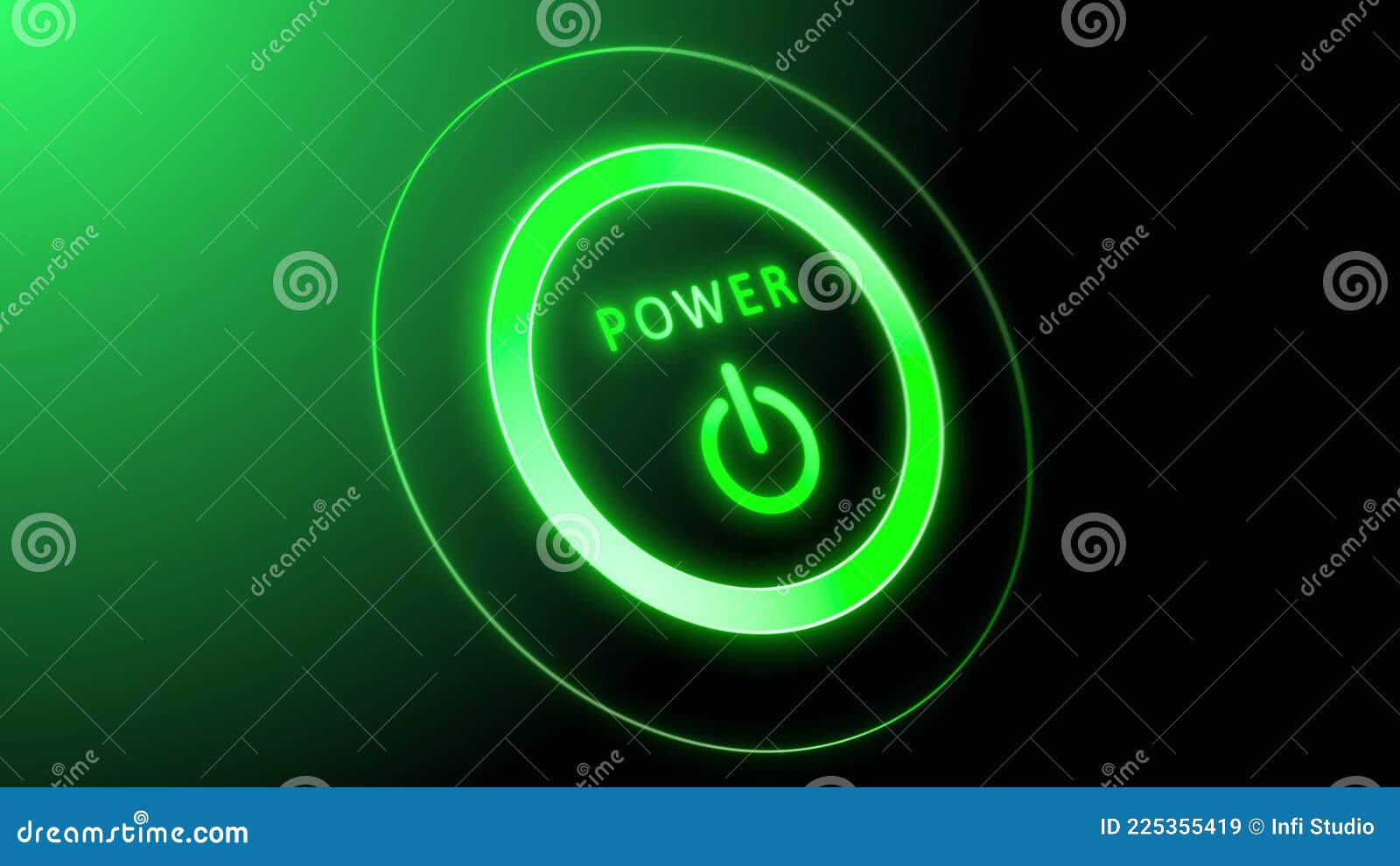 Pressing Start Engine Button in Modern Car before Driving Animation ...