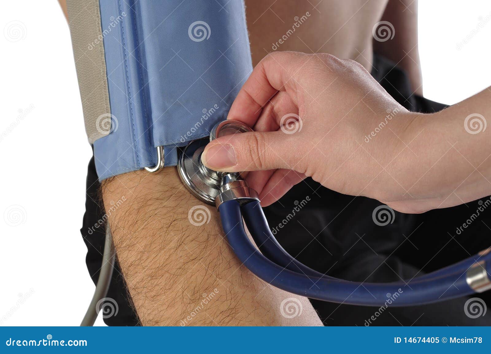 Pressione Sanguigna Di Misurazione Immagine Stock - Immagine di umano ...