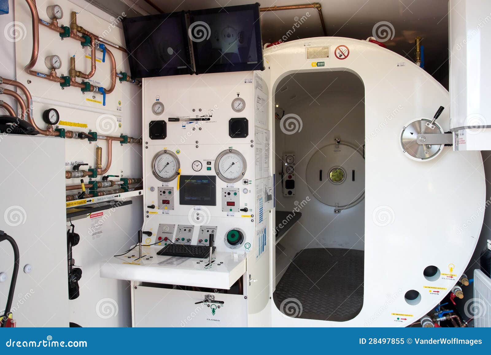 Pressure Chamber. The Method Of Treatment Of Hyperbaric Oxygenation ...