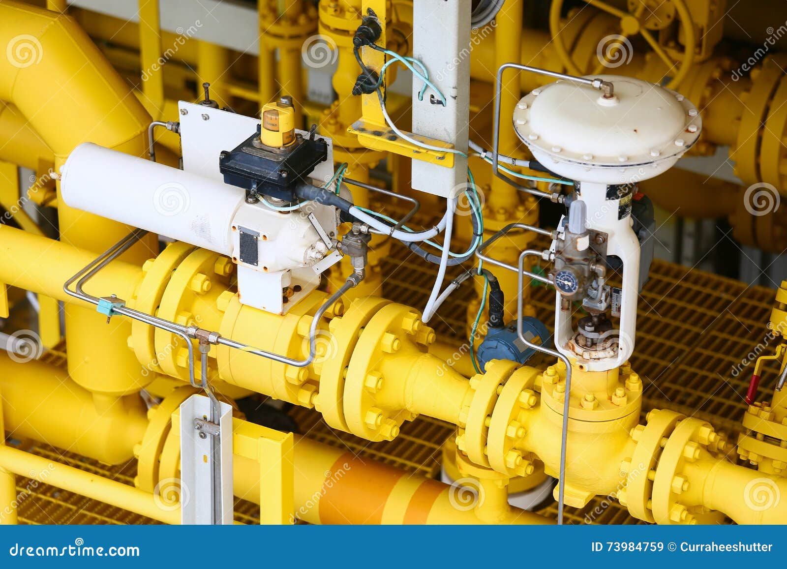 Pressure Control Valve in Oil and Gas Process and Controlled by Program ... Pressure Control Valve in Oil and Gas Process and Controlled by Program ...
