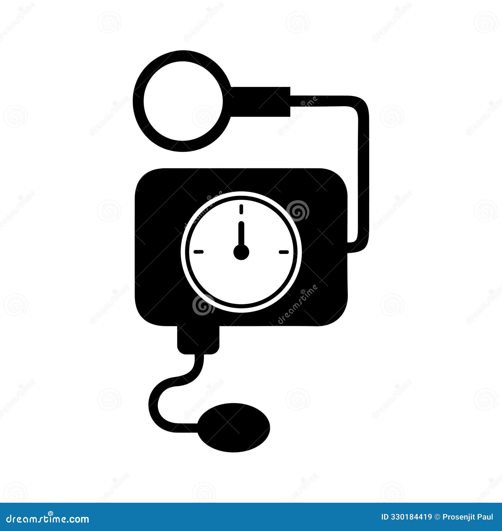 Pressure, Digital Blood Pressure, Blood Pressure Meter Icon Stock Vector - Illustration of exam ...