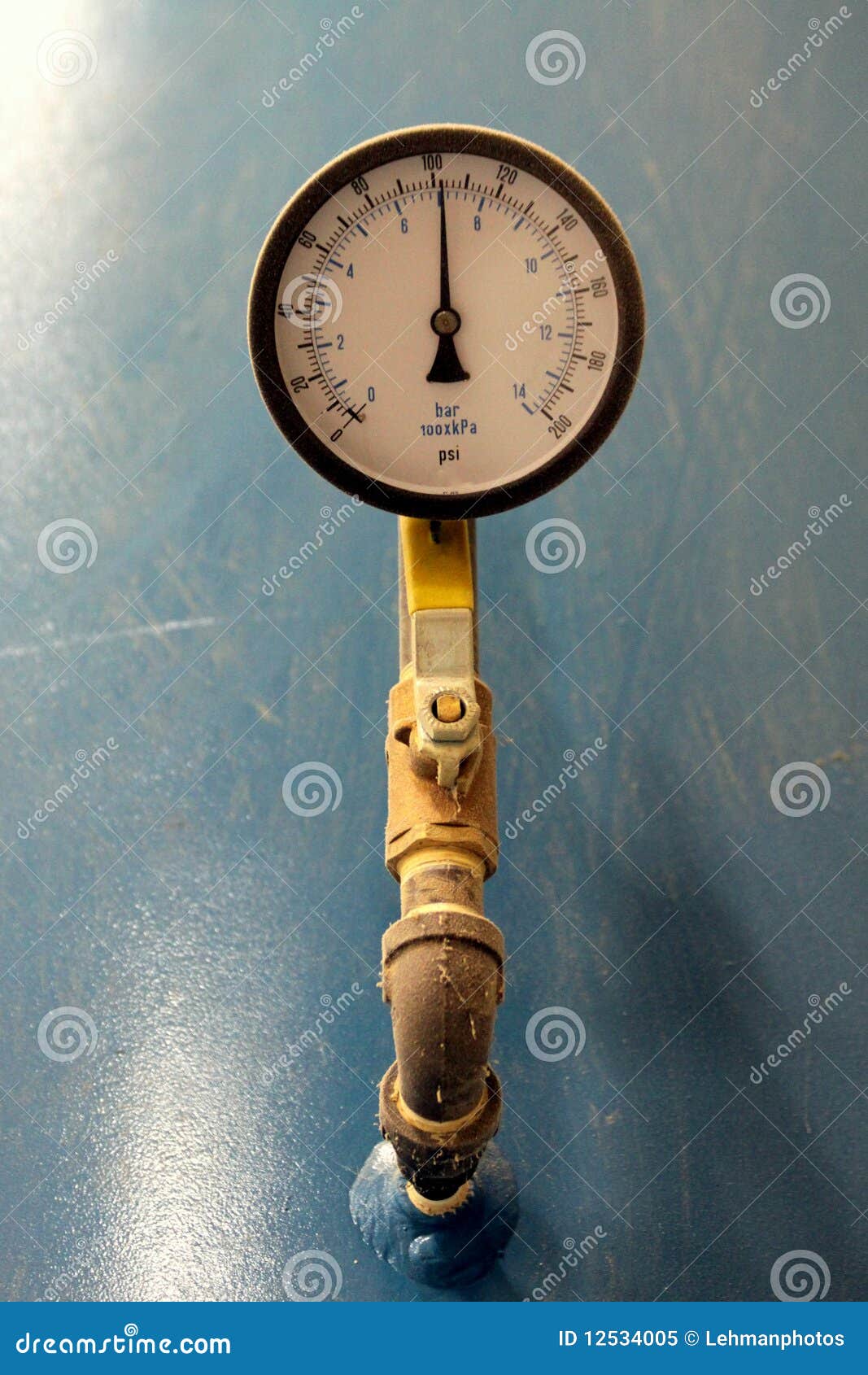 Pressure Gauge Industrial Equipment Example Royalty-Free Stock ...