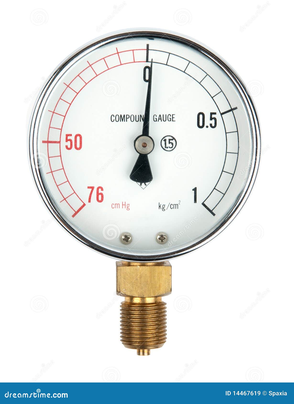 Pressure gauge stock image. Image of fixing, equipment - 14467619