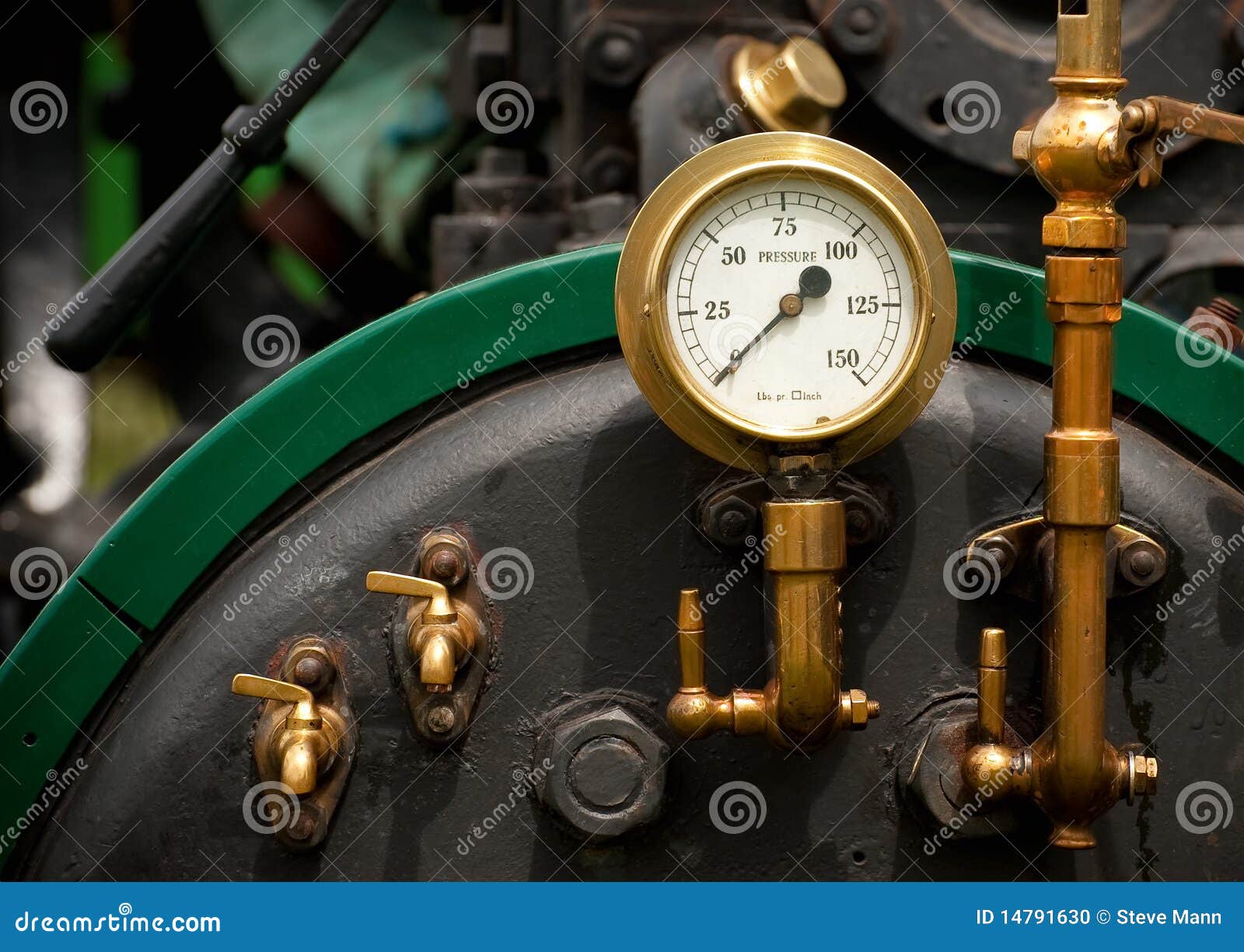 Pressure gauge stock photo. Image of dial, rivets, object - 14791630