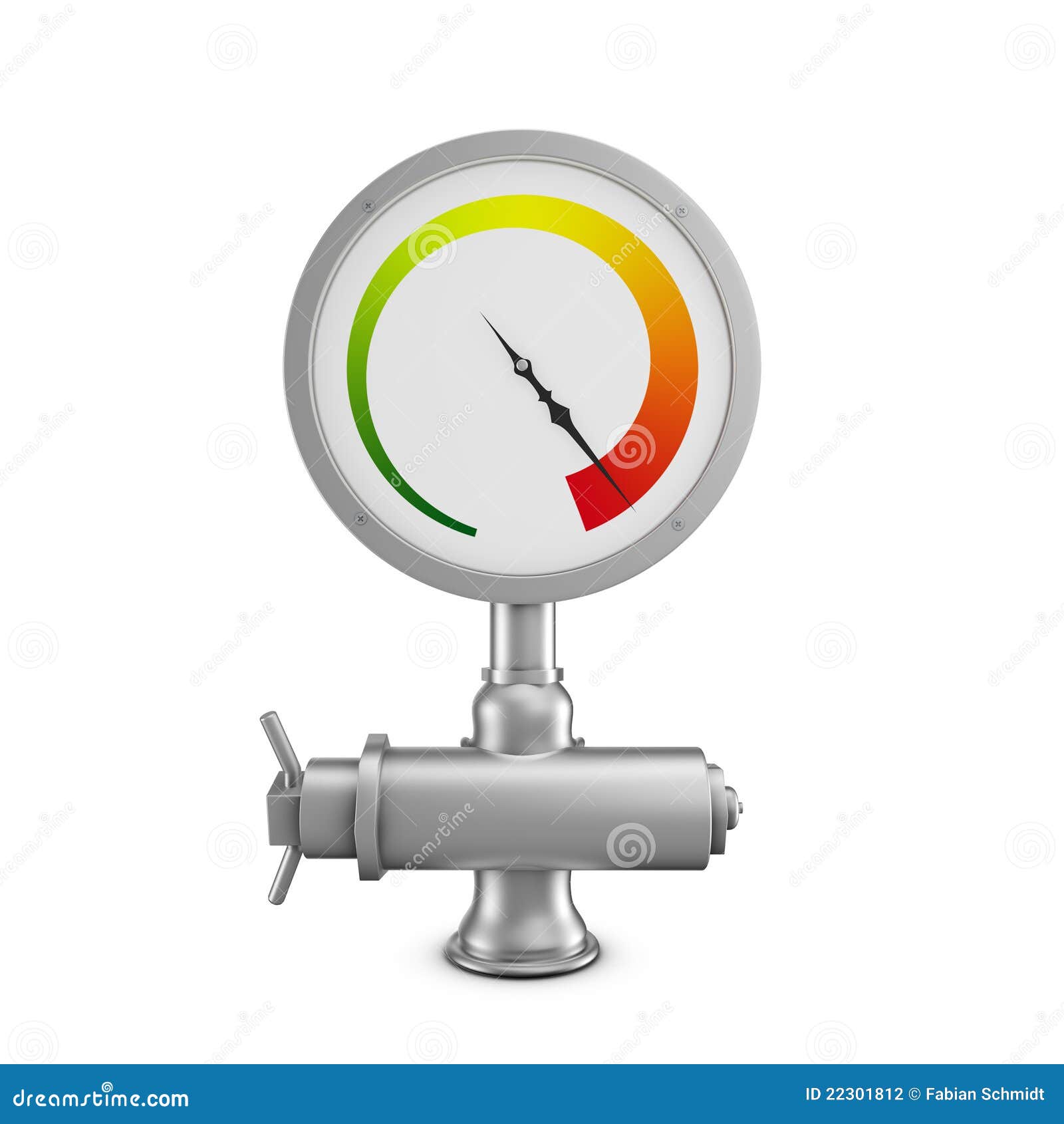 Pressure gauge stock illustration. Illustration of engineering - 22301812