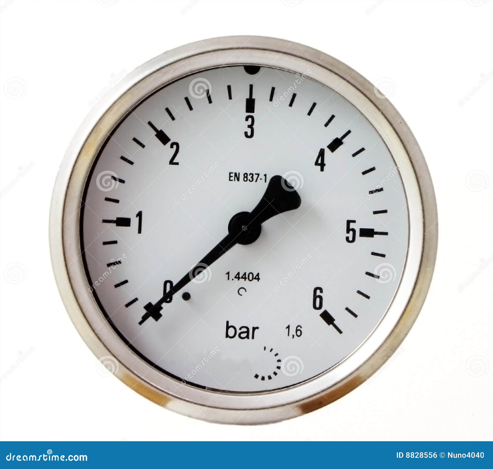Pressure gauge stock photo. Image of engineering, bright - 8828556