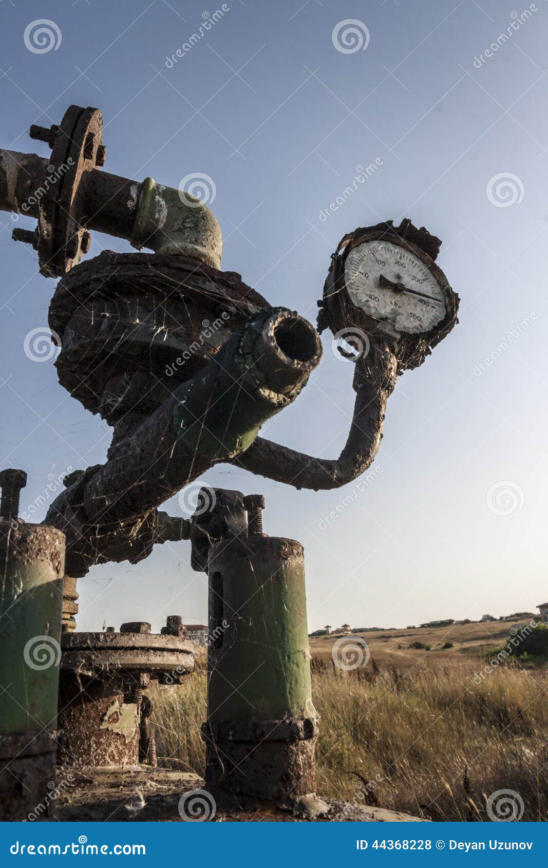 Pressure Gauge Broken Stress Stock Photo - Image of steel, rust: 44368228