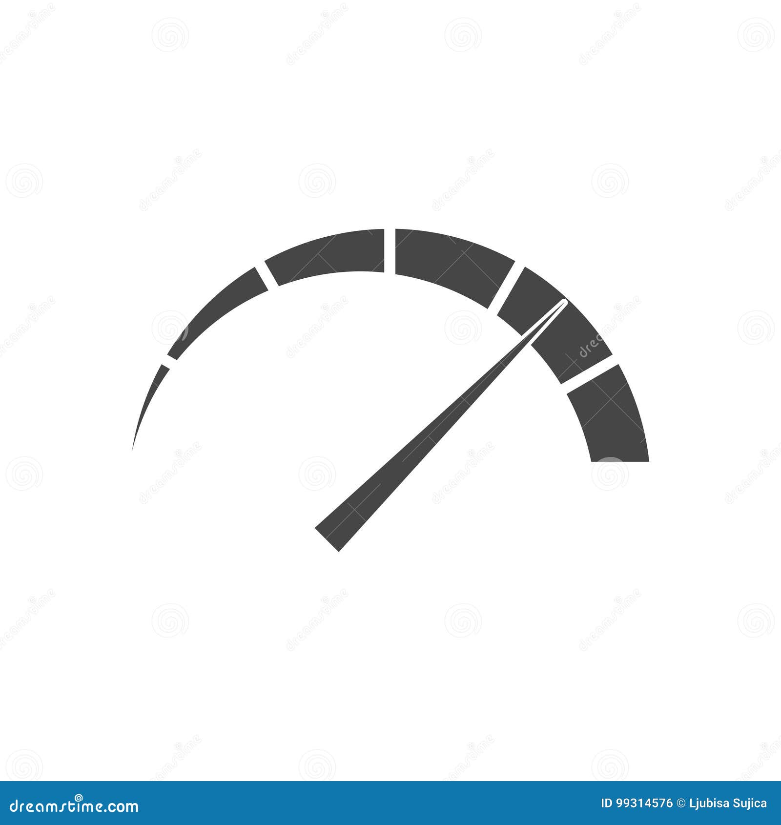 Pressure Gauge - Manometer Icon Stock Vector - Illustration of dial ...