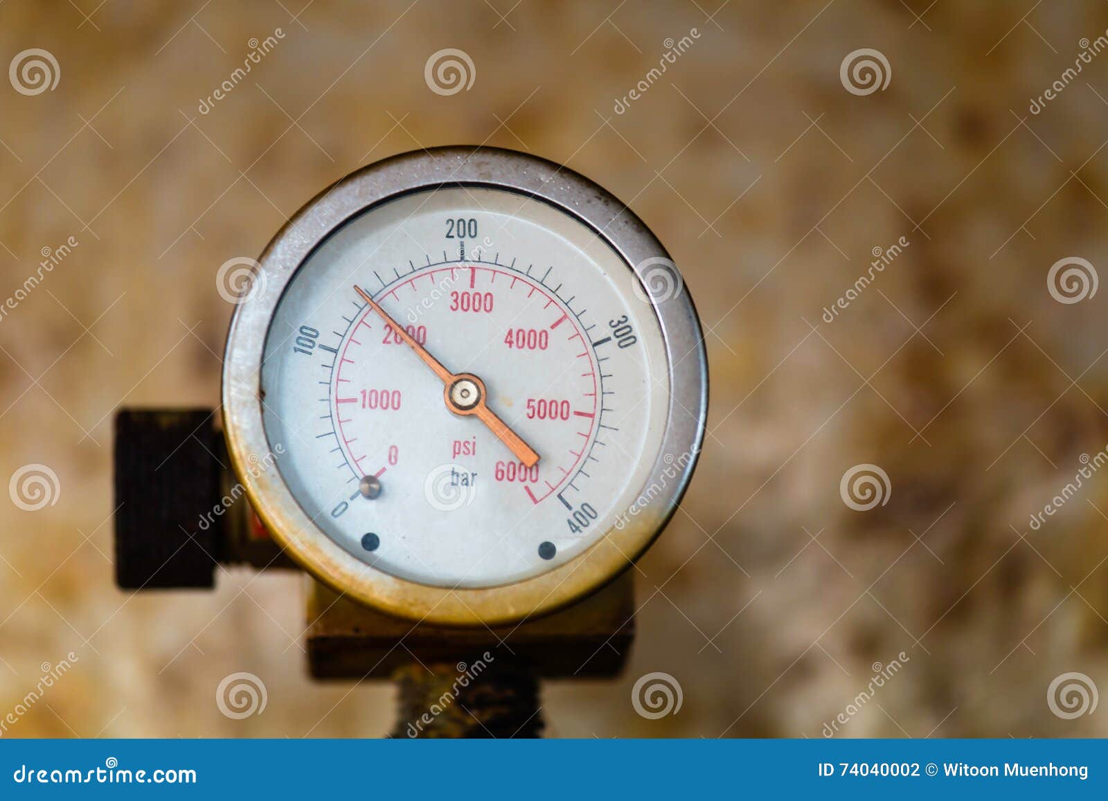 Pressure gauge stock photo. Image of background, pressure - 74040002