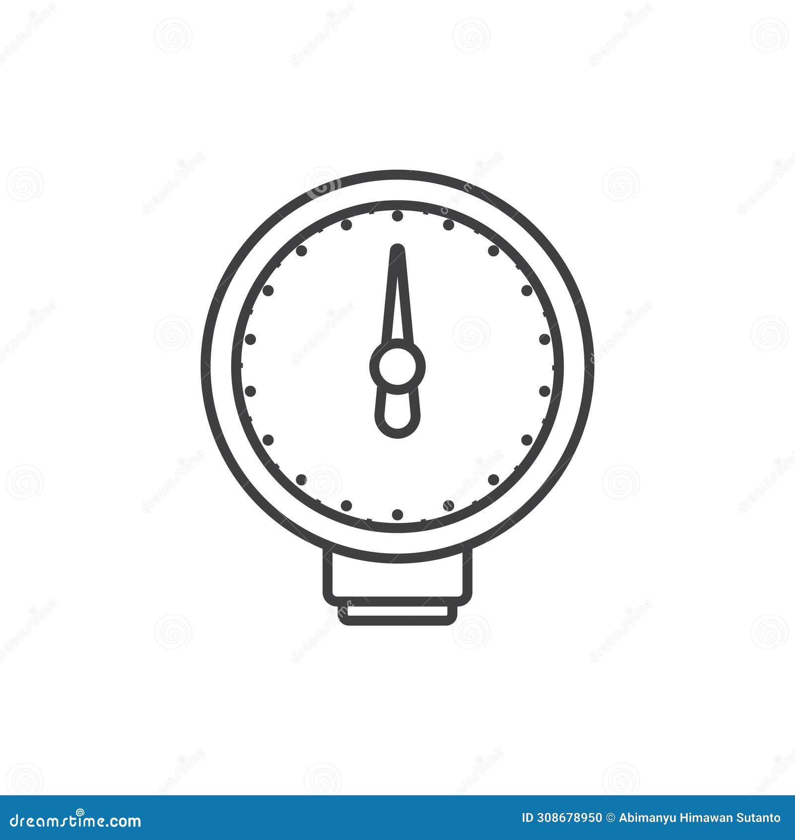 Pressure Indicator Icon Vector Stock Vector - Illustration of scale ...