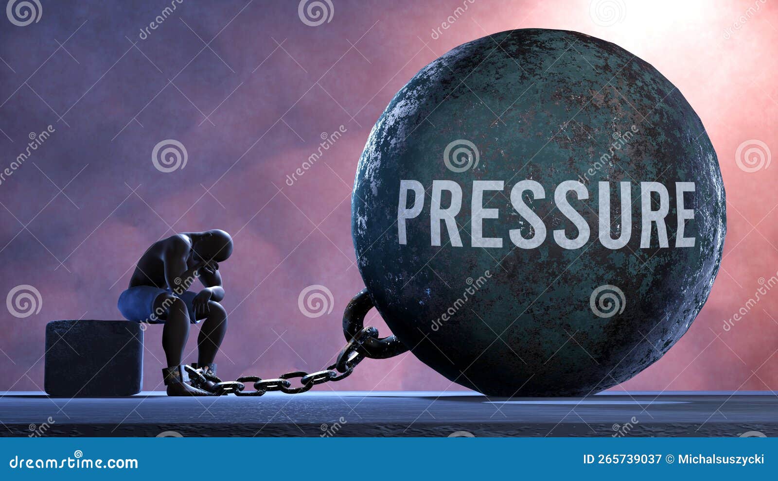 Pressure that limits life stock image. Image of restricted - 265739037