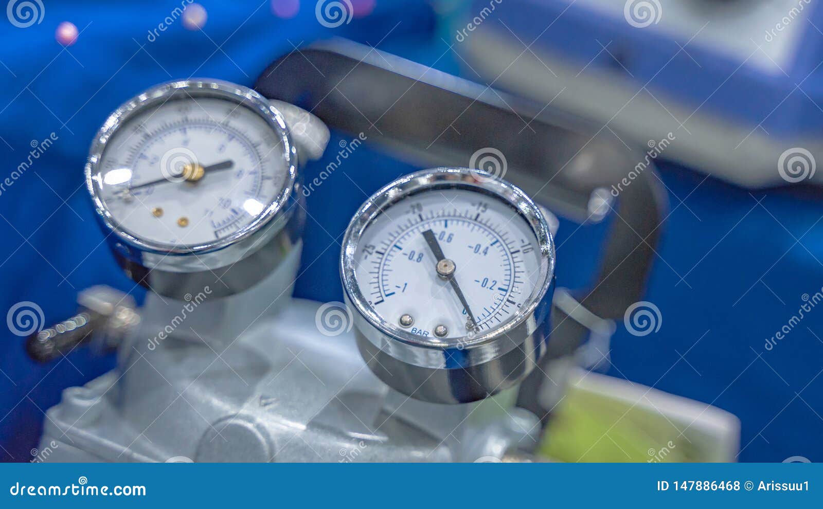 Pressure Measurement Panel in Science Laboratory Stock Photo - Image of ...