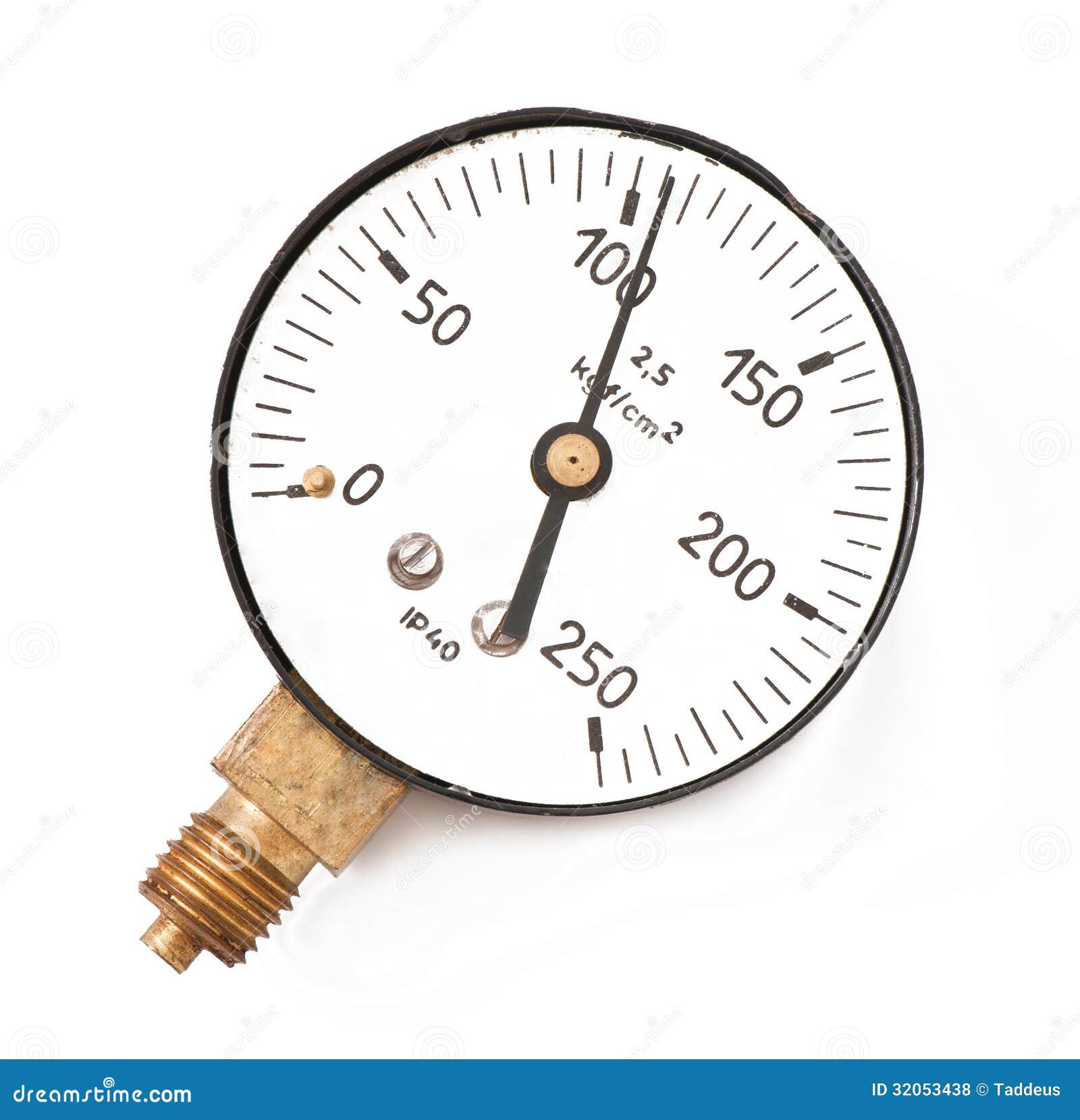 Pressure Measuring Instrument Stock Photo - Image of control, manometer ...