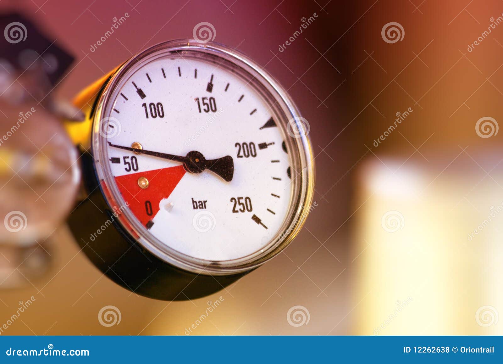 Pressure meter stock photo. Image of hydraulic, metering - 12262638