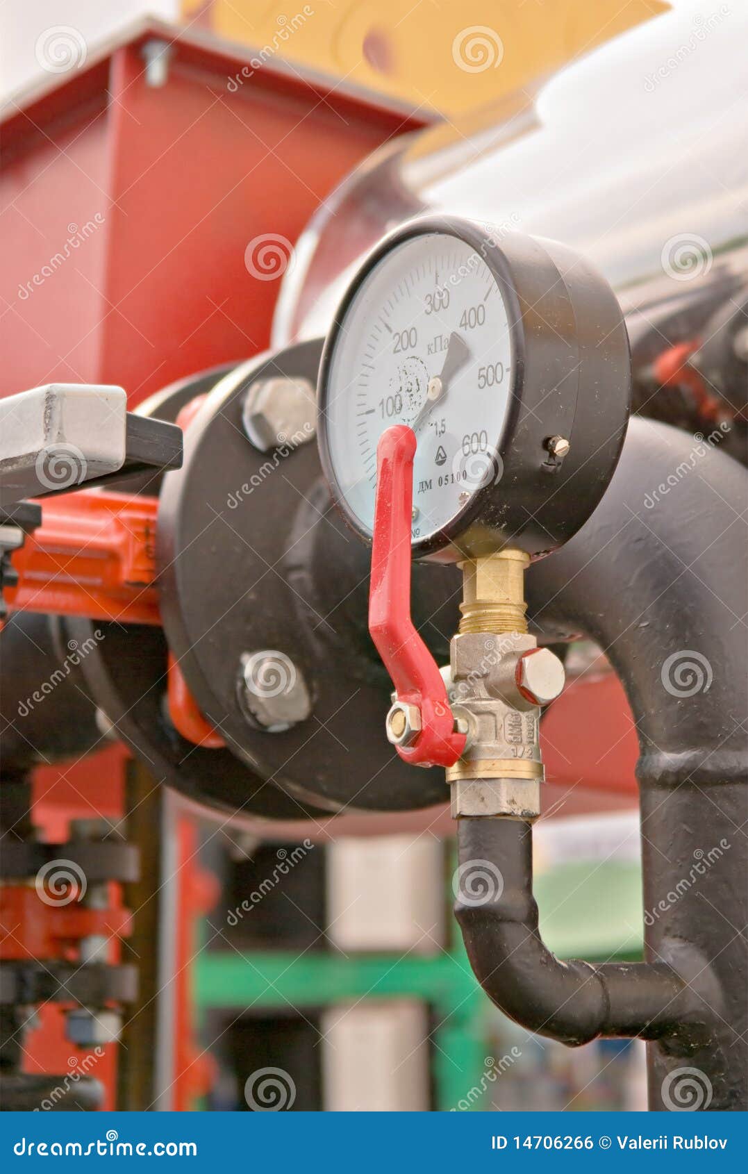 Pressure meter stock photo. Image of gauge, machine, industry - 14706266