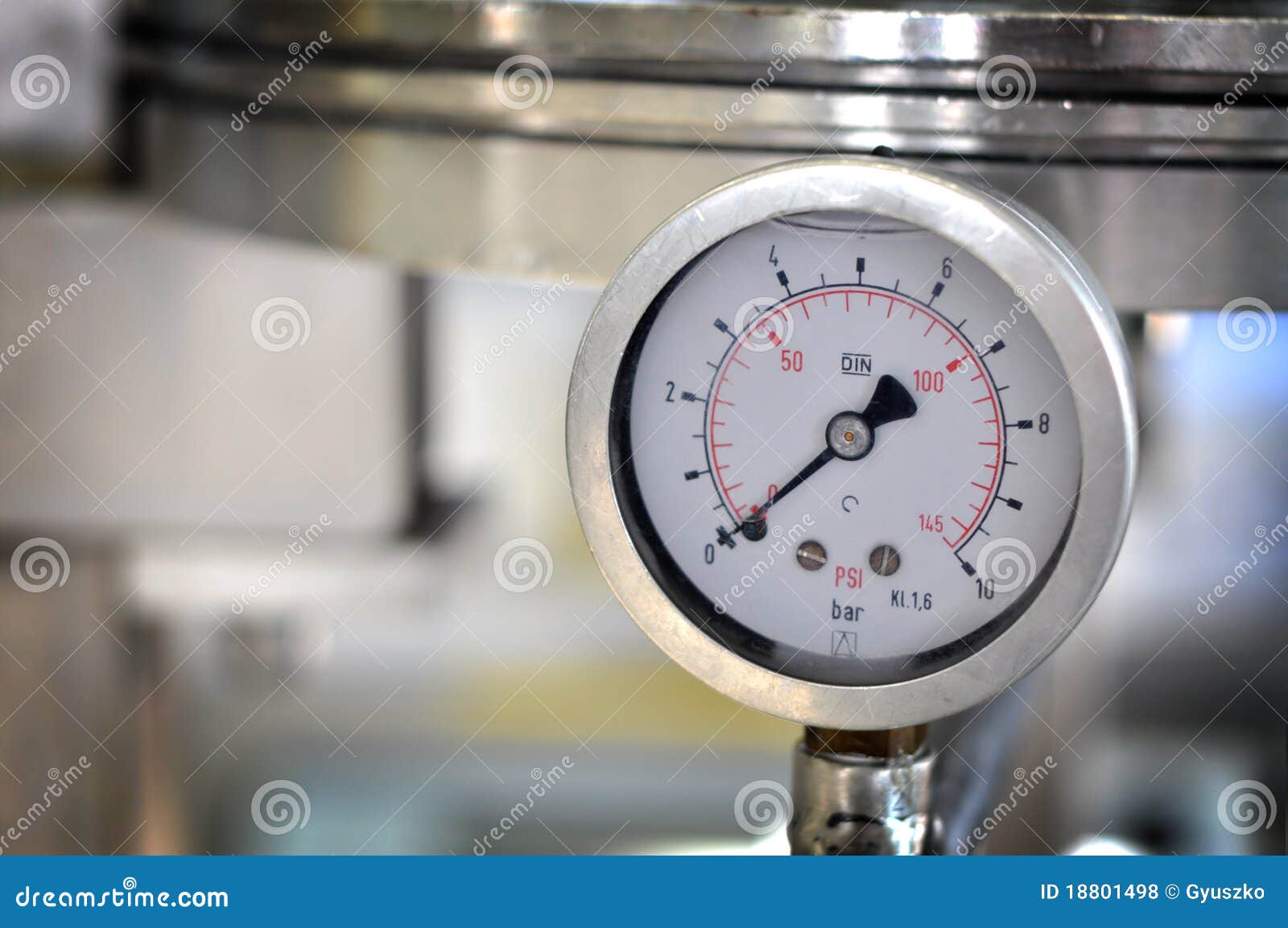Pressure meter stock photo. Image of object, science - 18801498