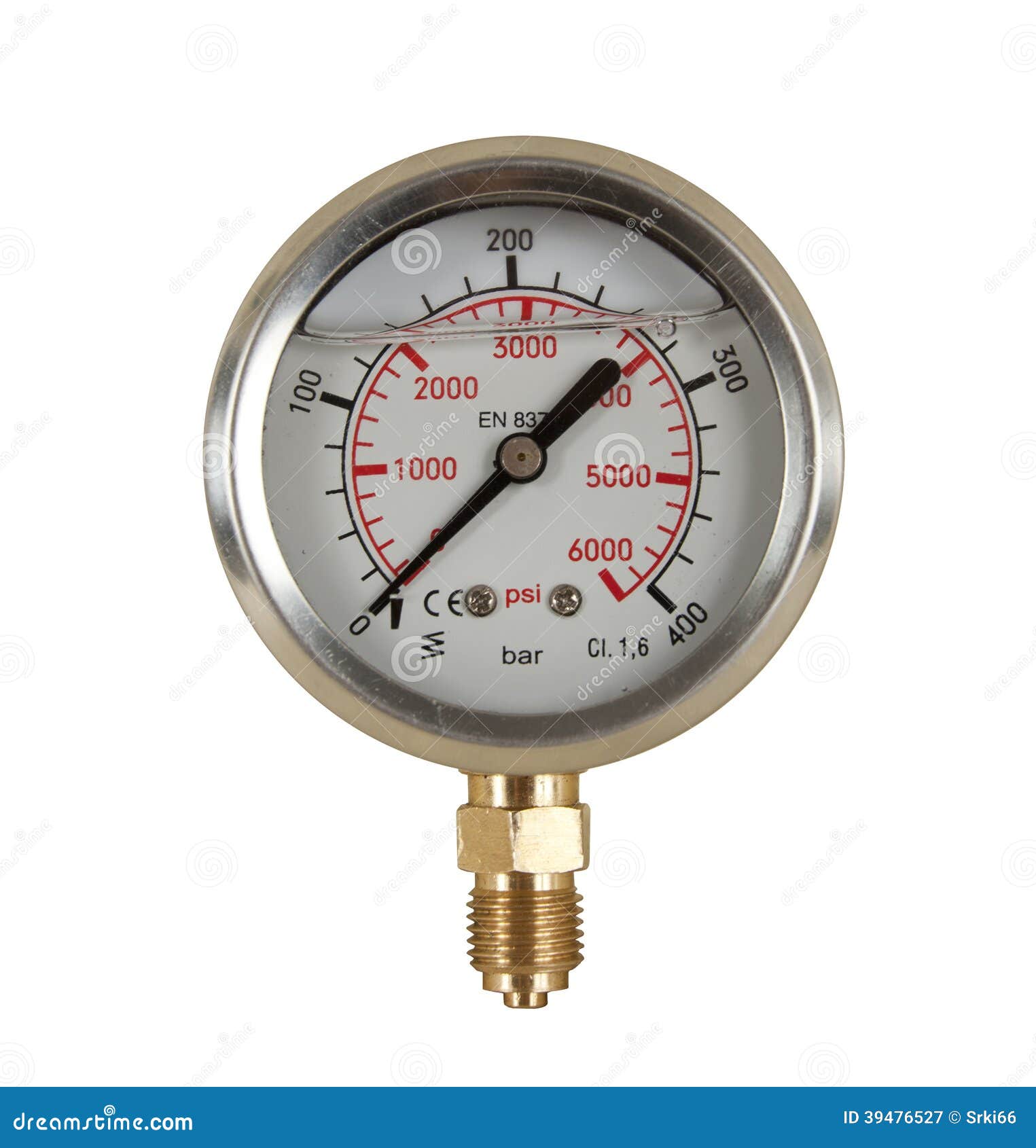 Pressure meter gauge stock image. Image of metal, measurement - 39476527