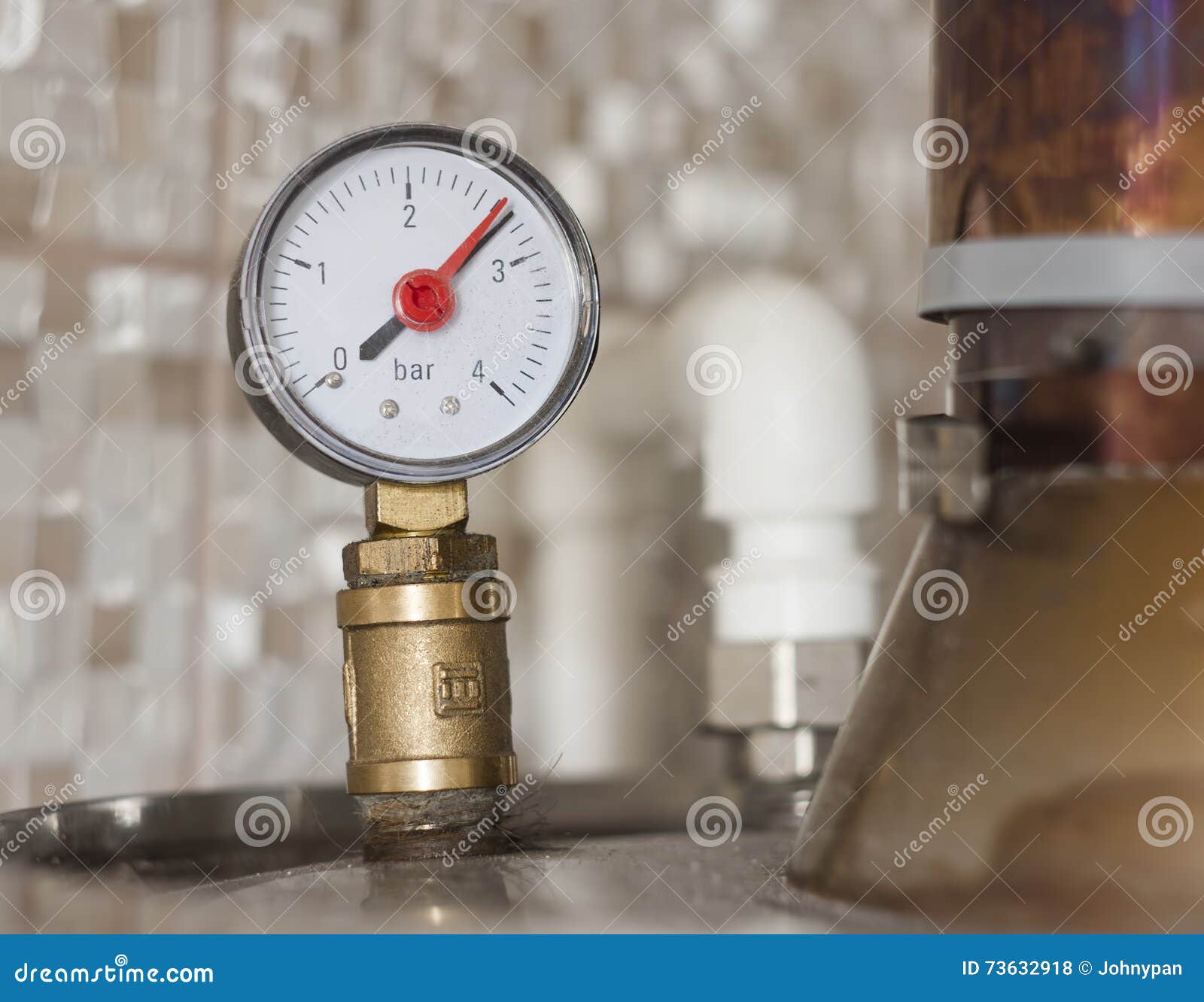 Pressure meter stock photo. Image of manometer, industrial - 73632918