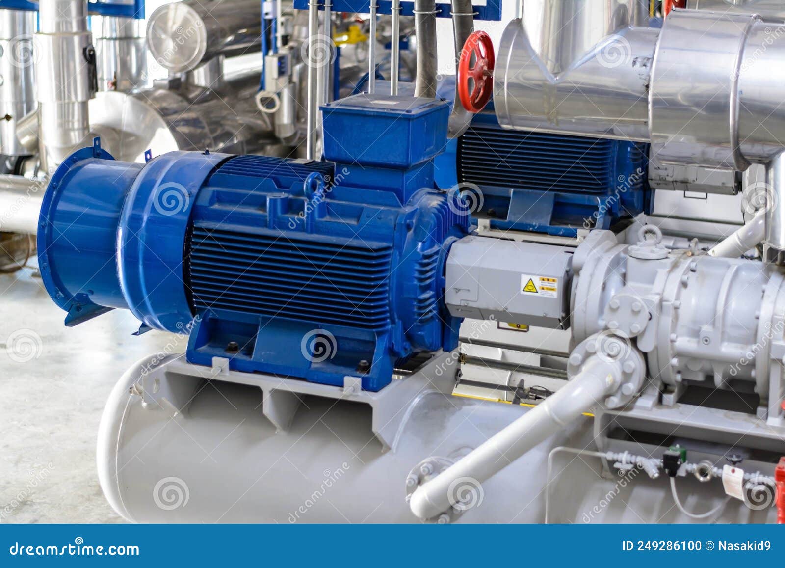 Pressure Pump for Food Industry Stock Photo - Image of exchanger ...