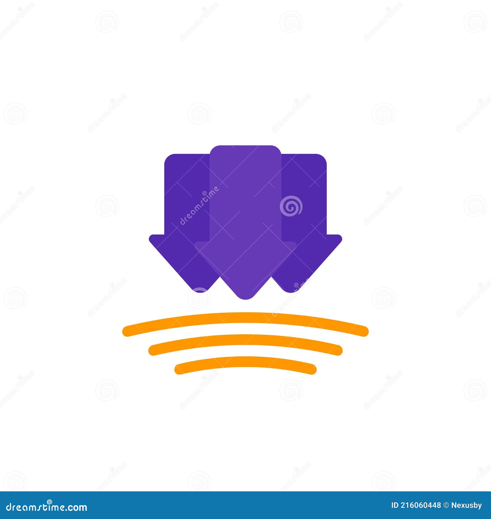 Pressure Resistant, Vector Flat Icon Stock Vector - Illustration of ...