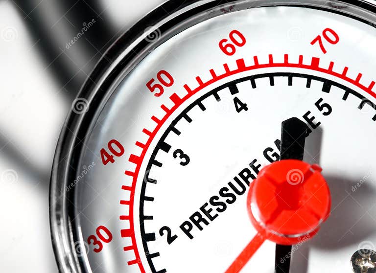 Pressure scale stock photo. Image of gauge, precision - 8285984