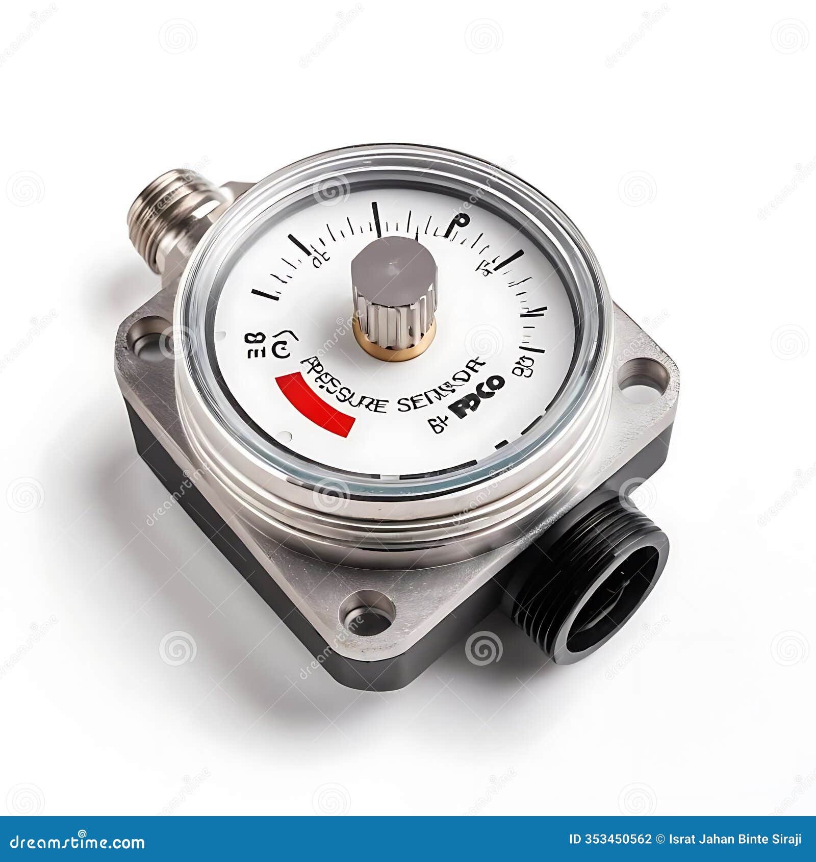 Pressure Sensor Manometer Tool Vector Icon Or Pressure Sensor On ...