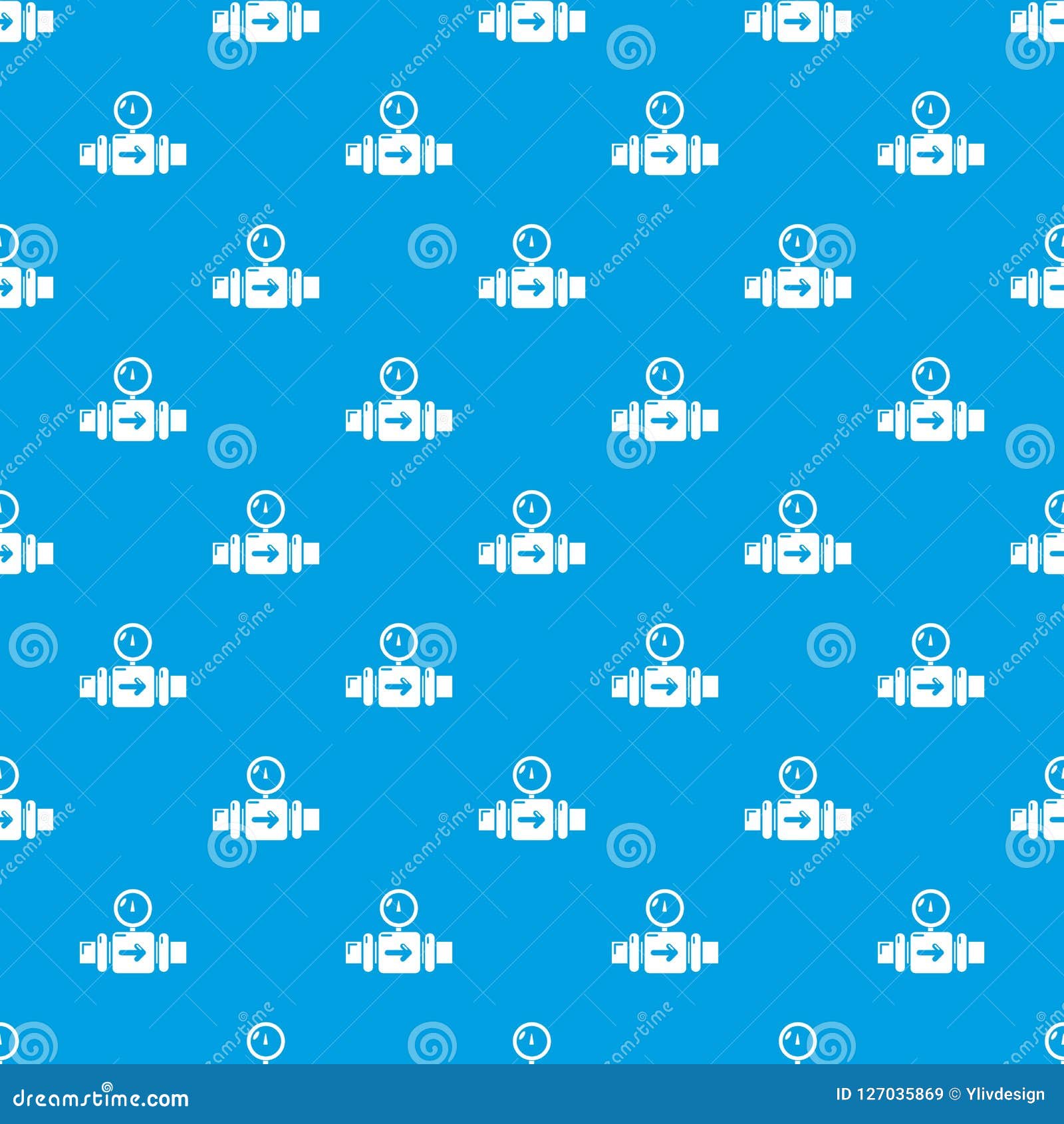 Pressure Sensor Pattern Vector Seamless Blue Stock Vector ...