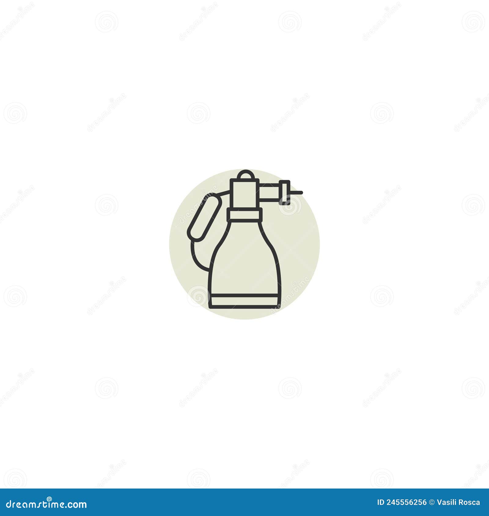 Pressure Spray Line Icon. Weed Washer Protective Equipment Stock Vector ...