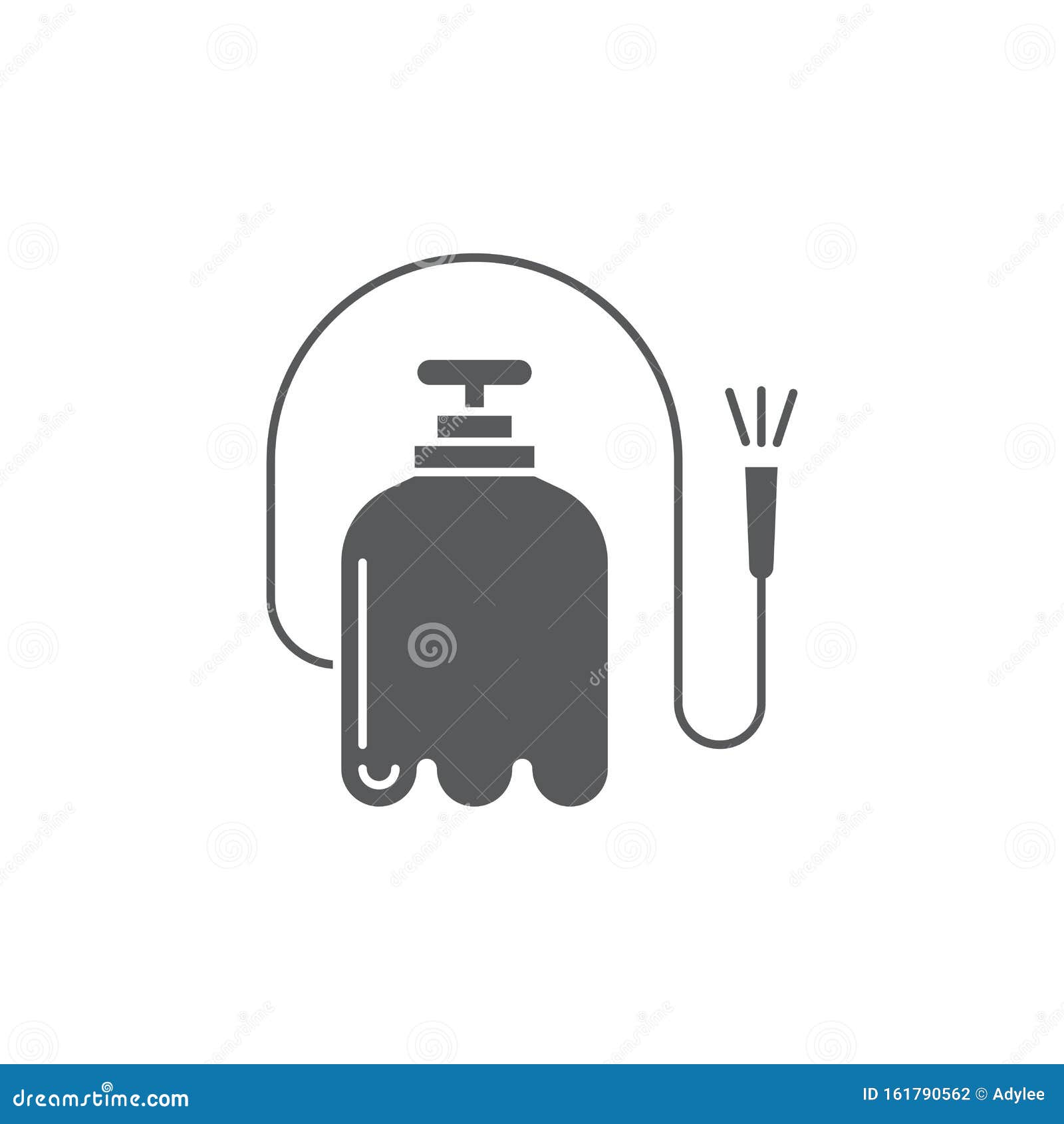 Pressure Sprayer Vector Icon Symbol Isolated on White Background Stock ...