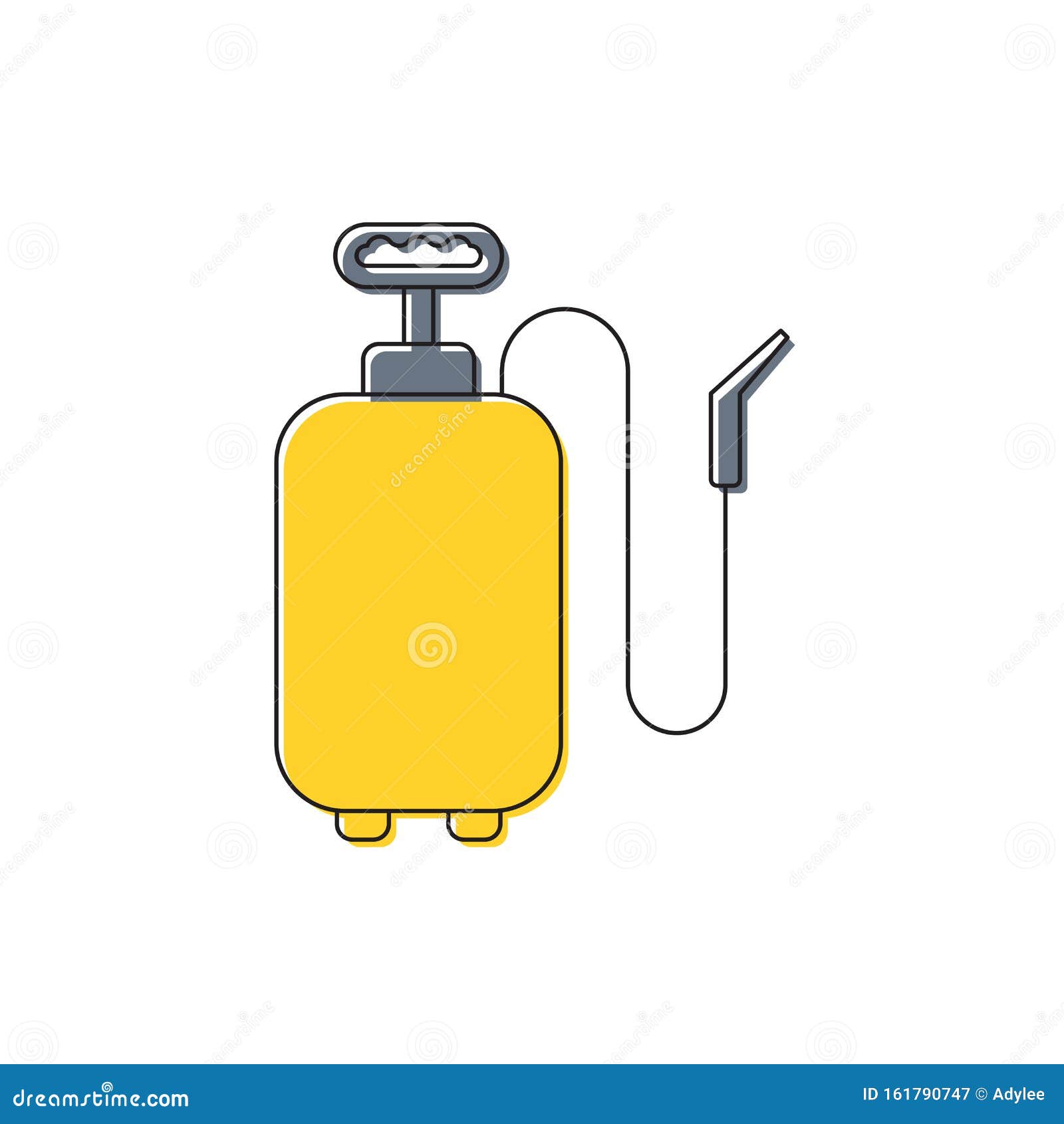Pressure Sprayer Vector Icon Symbol Isolated on White Background Stock ...
