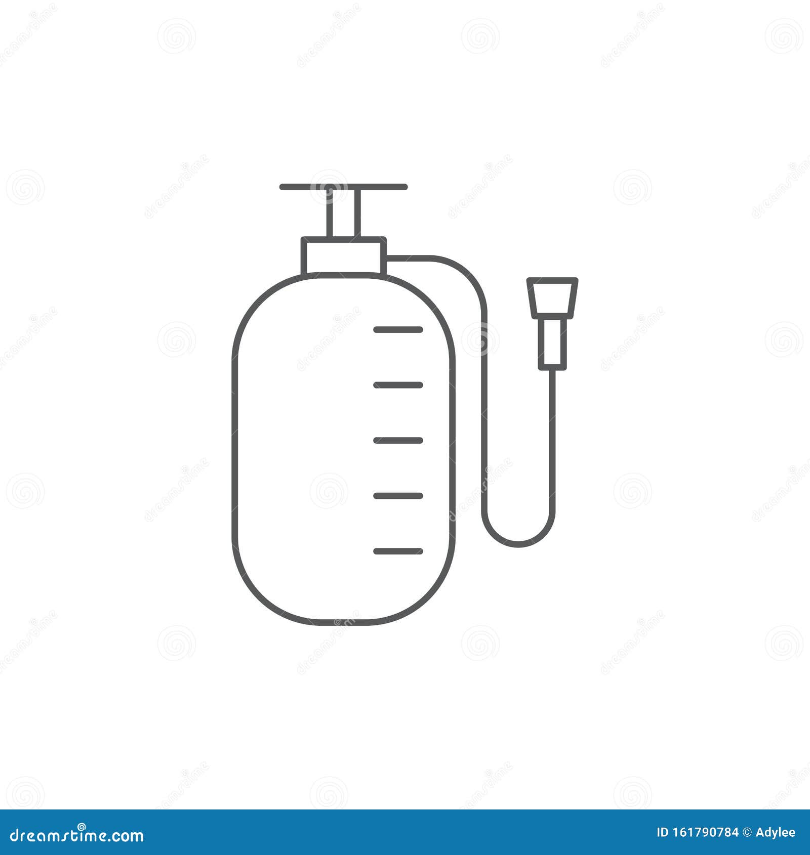 Pressure Sprayer Vector Icon Symbol Isolated on White Background Stock ...