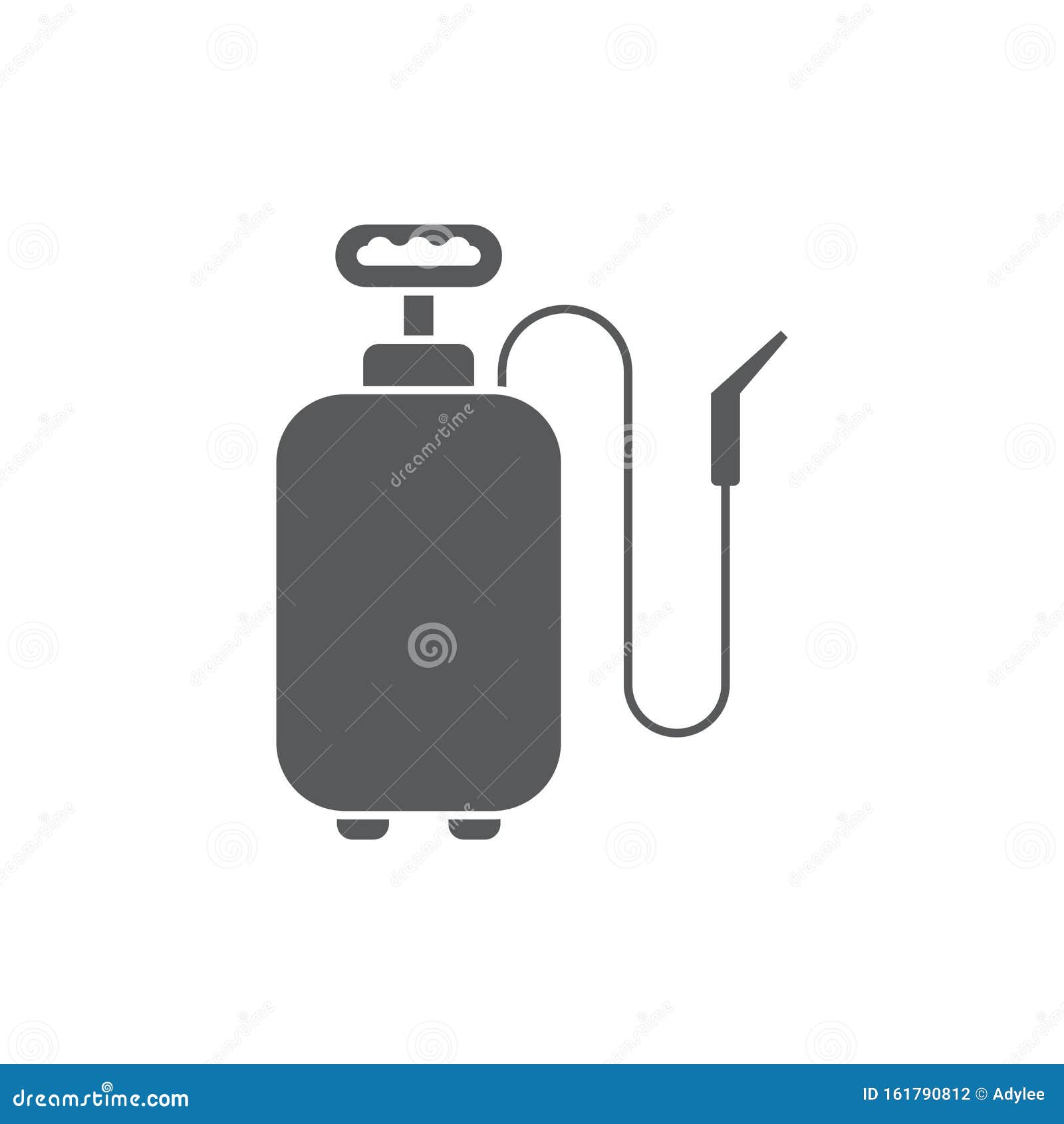 Pressure Sprayer Vector Icon Symbol Isolated on White Background Stock ...