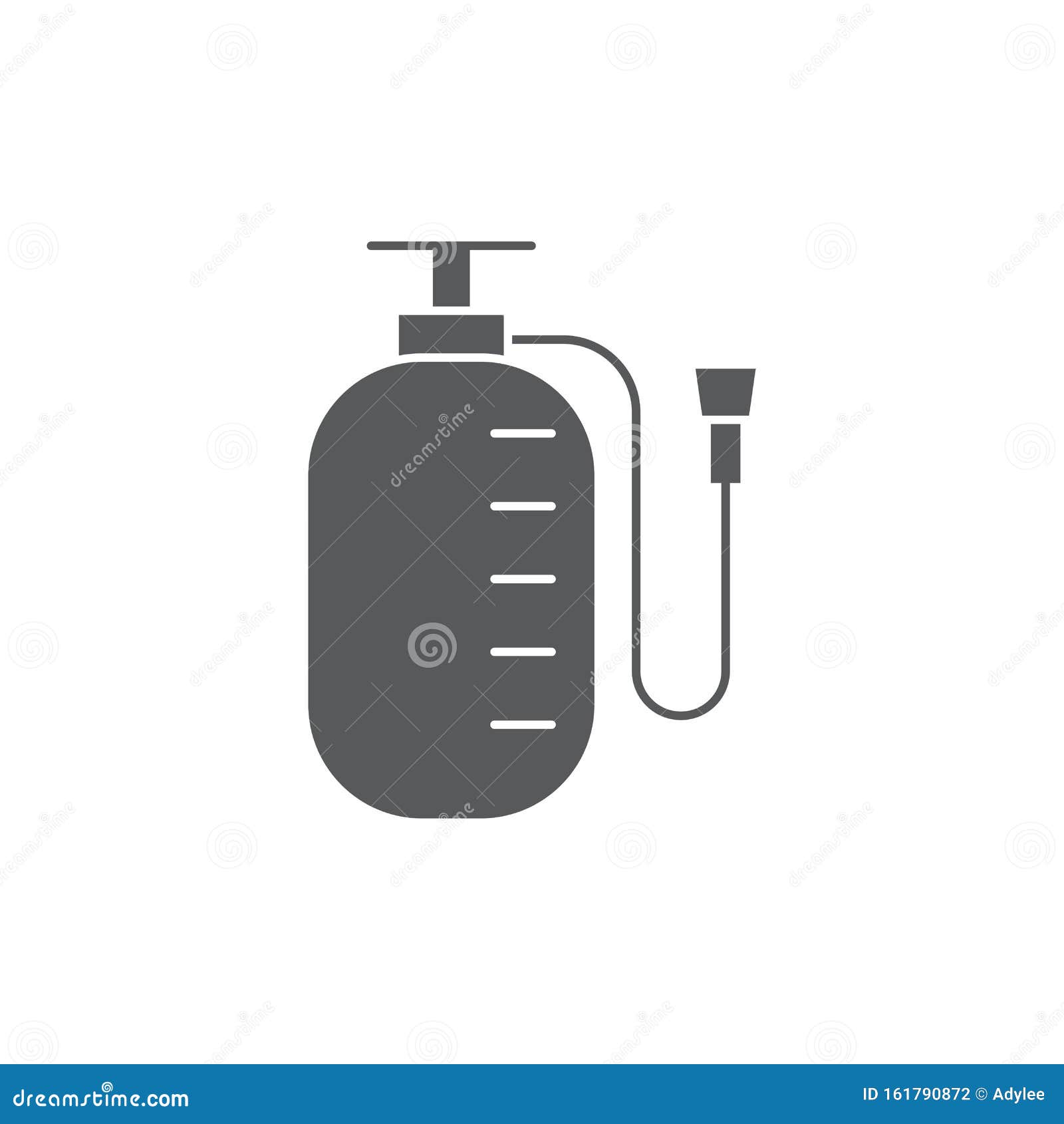 Pressure Sprayer Vector Icon Symbol Isolated on White Background Stock ...