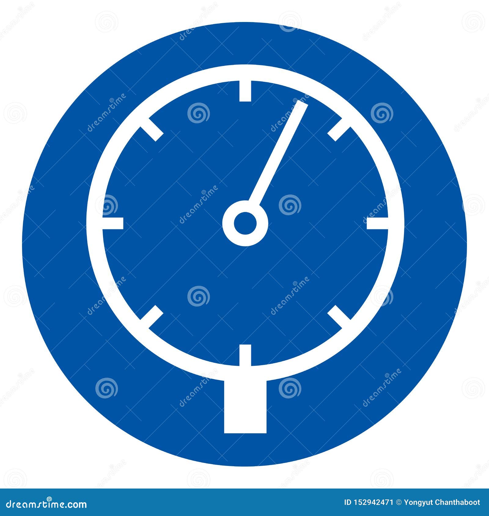 Pressure Symbol Sign,Vector Illustration, Isolated on White Background ...