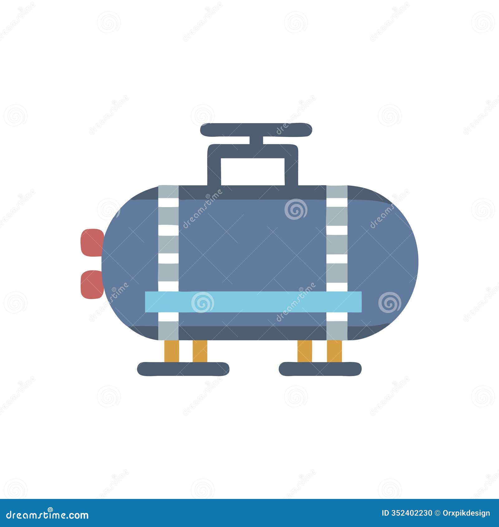 Pressure Tank Icon for Storage Solutions Stock Illustration ...
