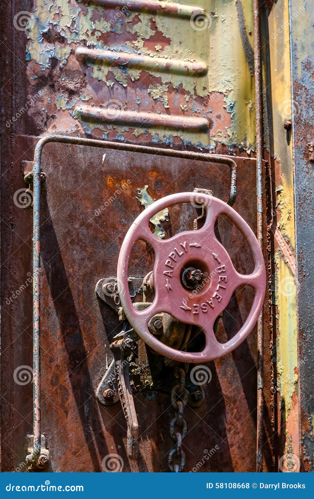 Pressure Valve on Old Train Stock Photo - Image of vintage, railroad ...