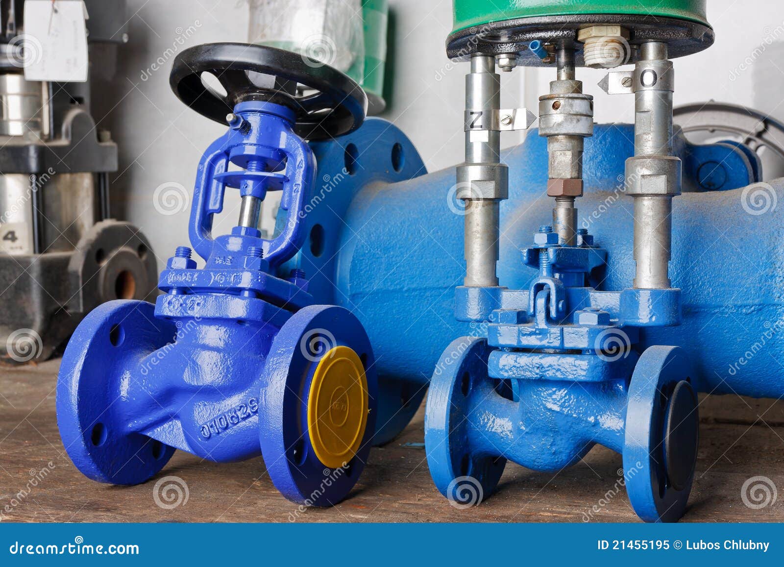 Pressure valves stock image. Image of wheels, industry - 21455195