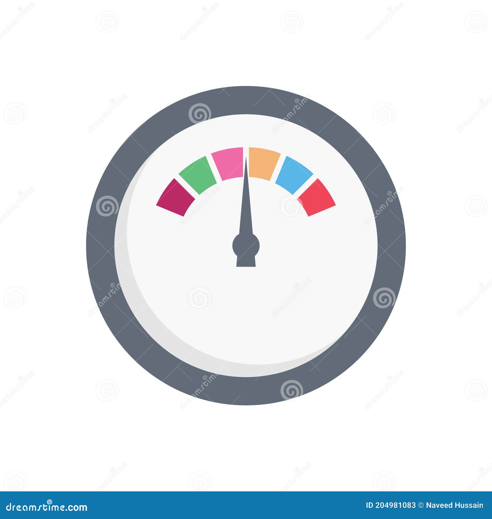 Pressure Vector Flat Colour Icon Stock Vector - Illustration of icon ...