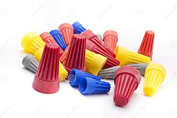 Pressure wire connectors stock image. Image of electricity - 10022009