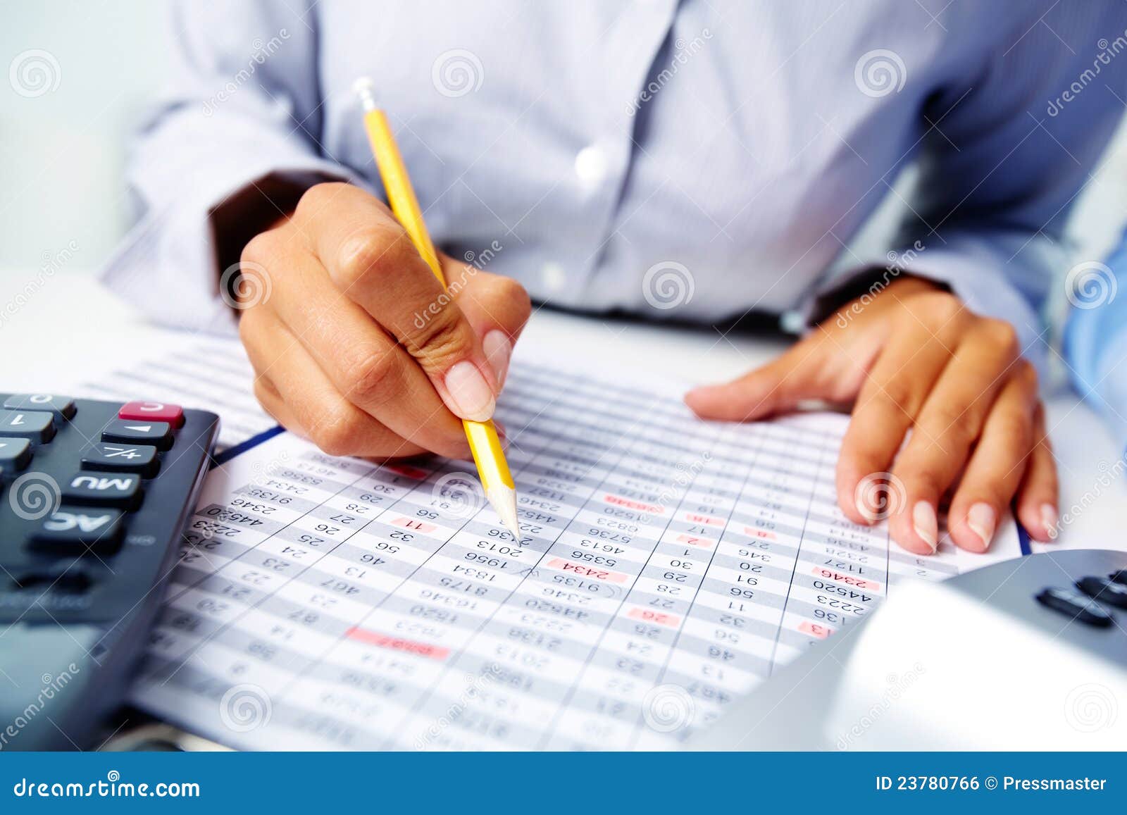 Pressure of work stock photo. Image of accounting, note - 23780766